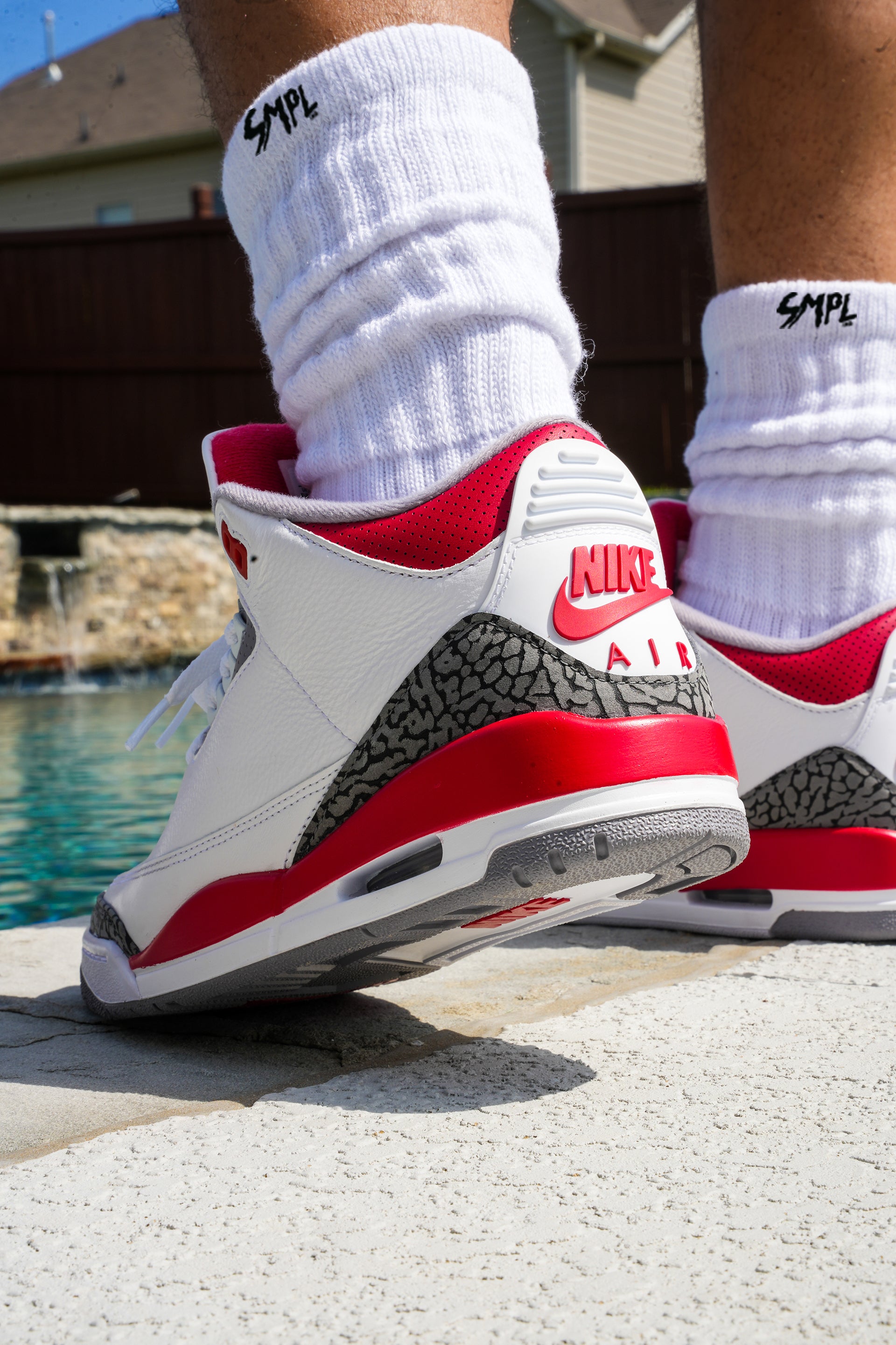 Vintage Slouch Socks - White/Black – SMPL ind.